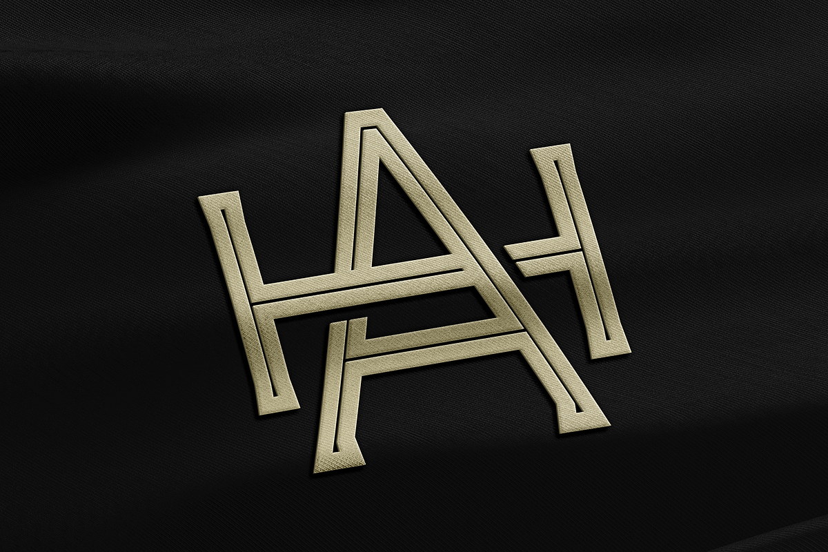 AH HA Monogram Logo, a Branding & Logo Template by Alphabet Agency