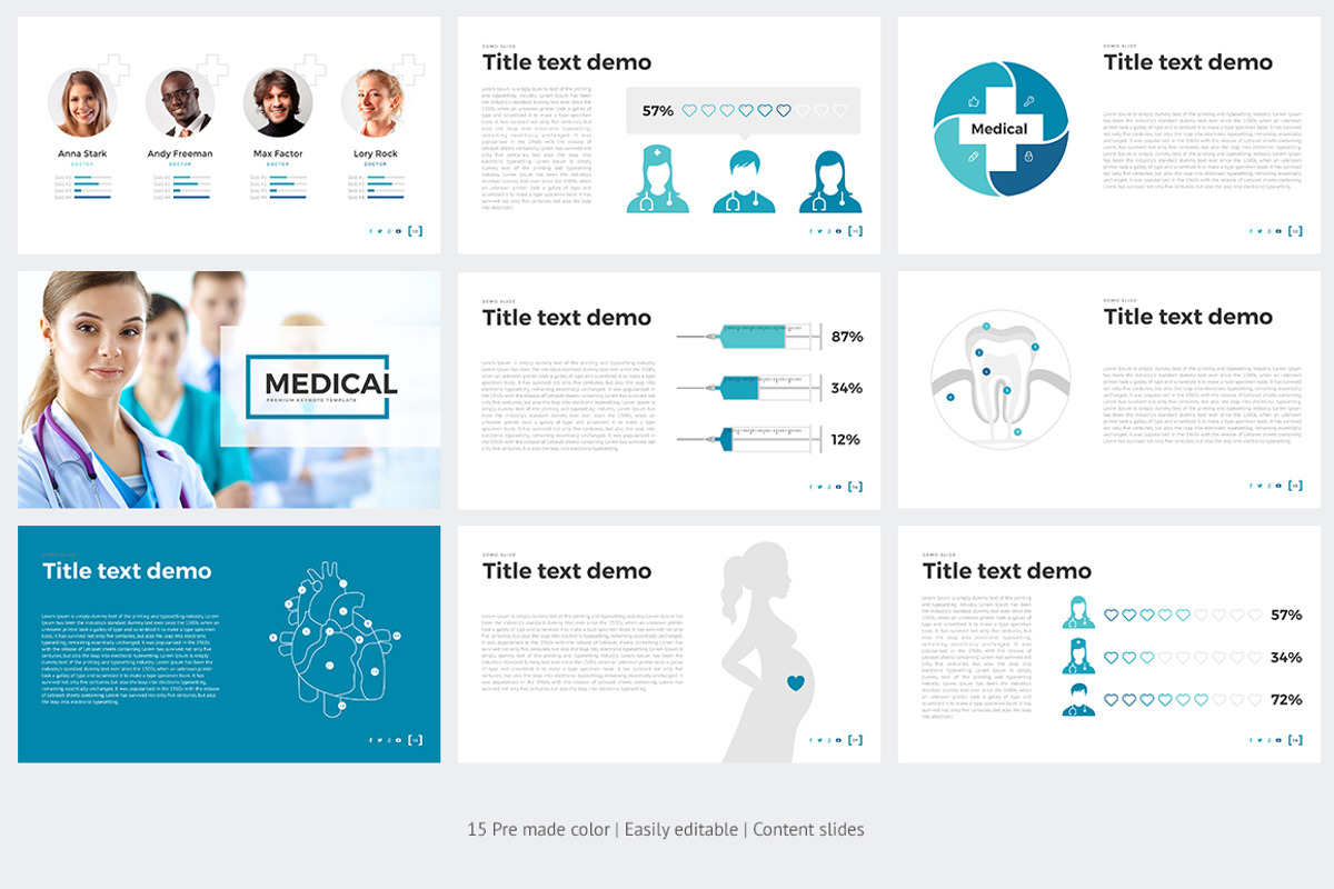 Medical PowerPoint Template, a Presentation Template by HiSlide.io