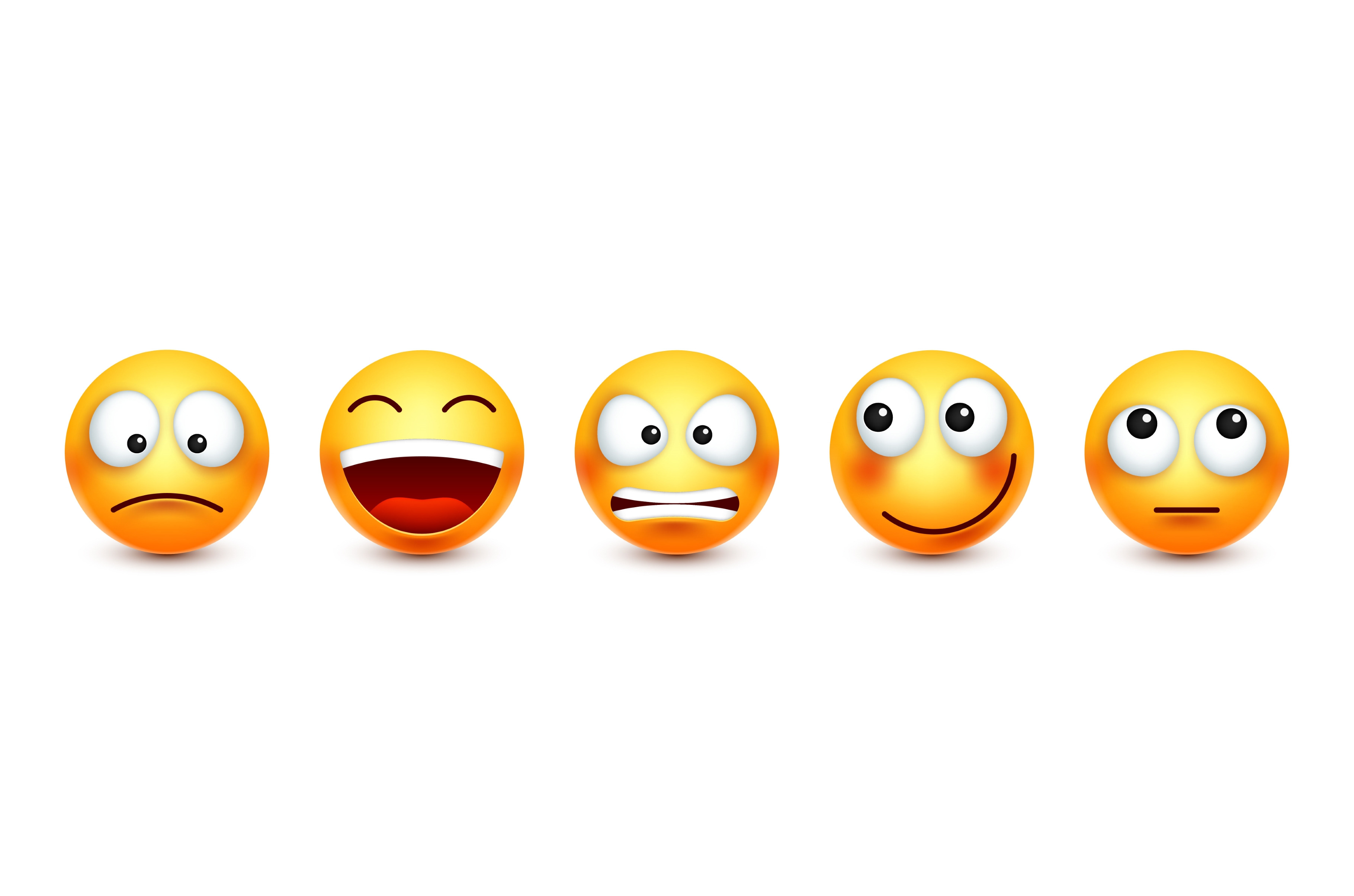 Cartoon emoji, emoticons collection, an Object Graphic by 32pixels ...