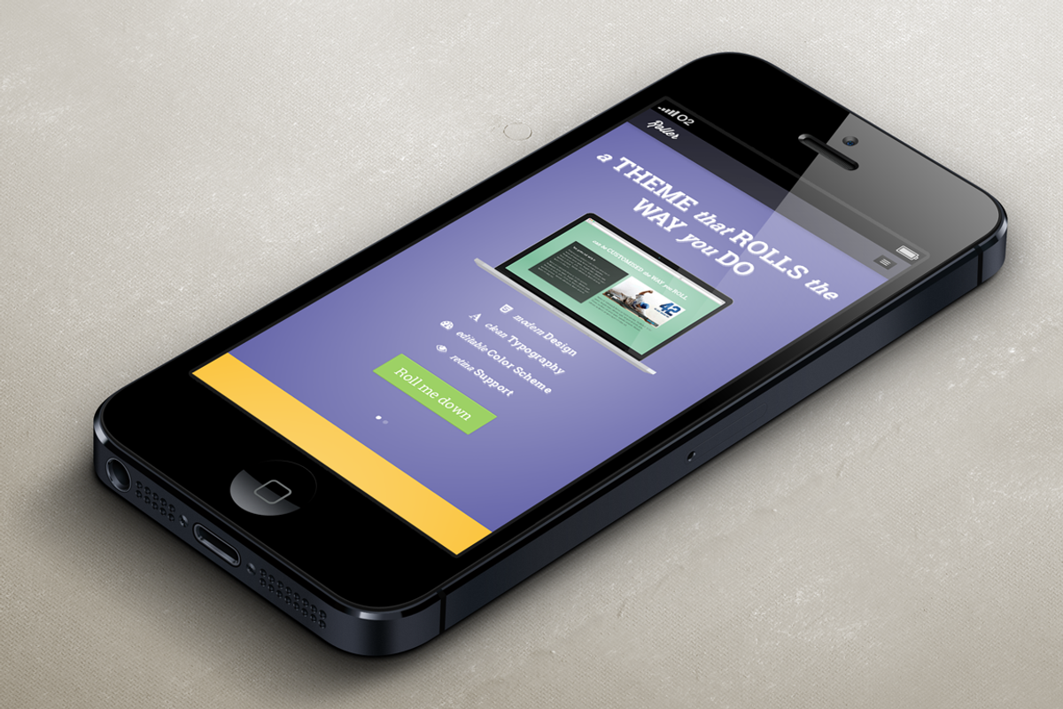 Roller - Responsive HTML Template, a Bootstrap Template by StreetCred