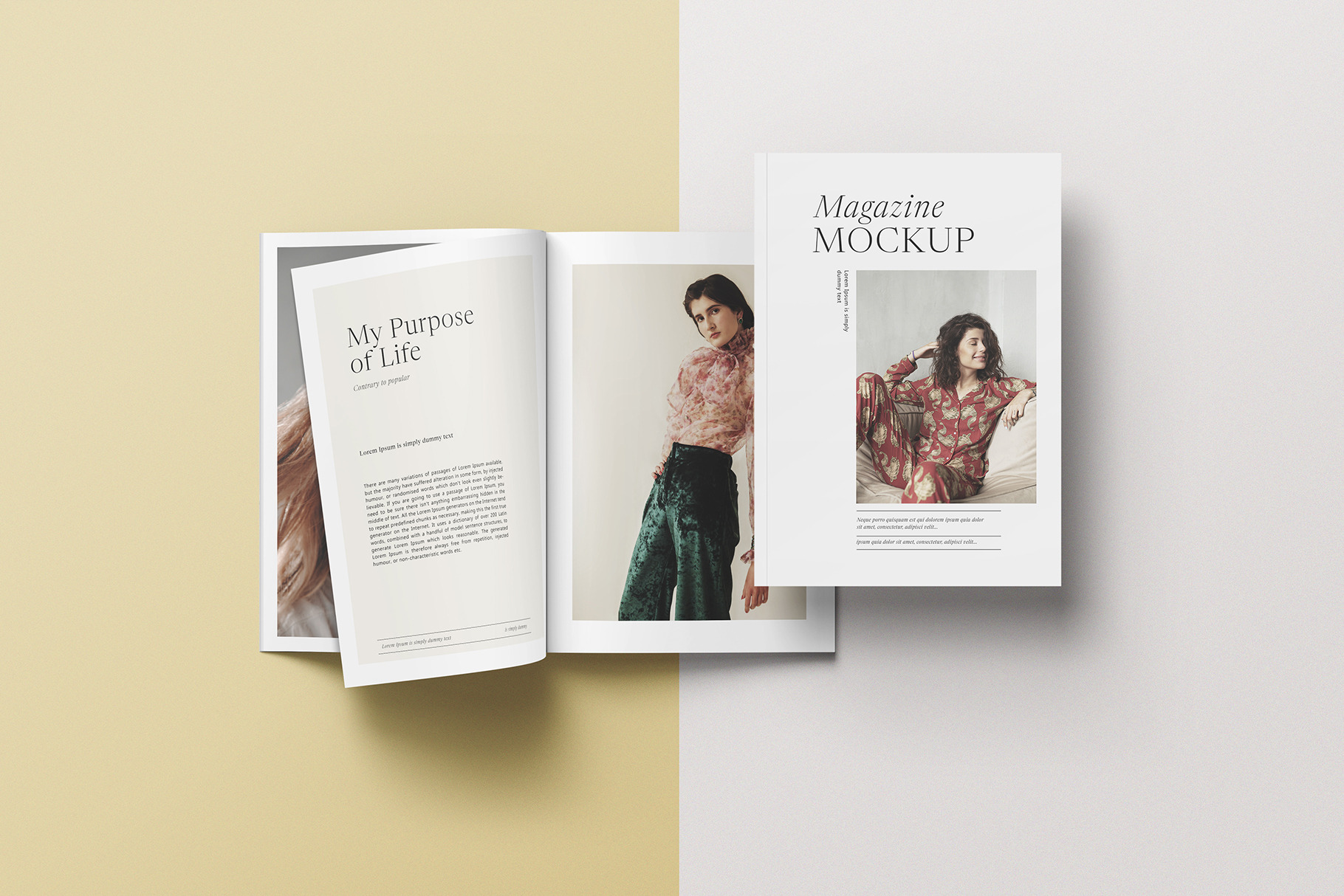 Magazine Mockup | Creative Market