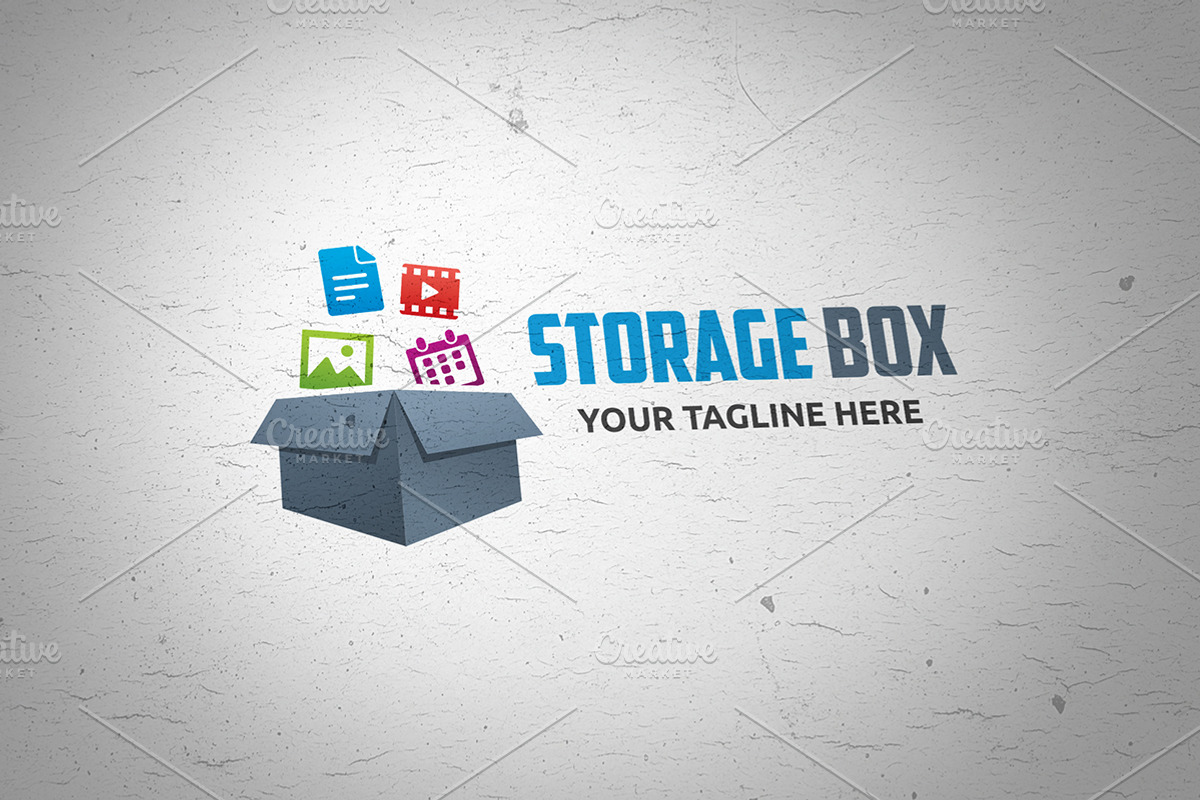 Storage Box Logo, a Branding & Logo Template by Martin-Jamez