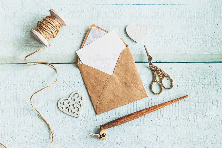 Styled vintage mockup photo, a Mockup by Sentimental postman