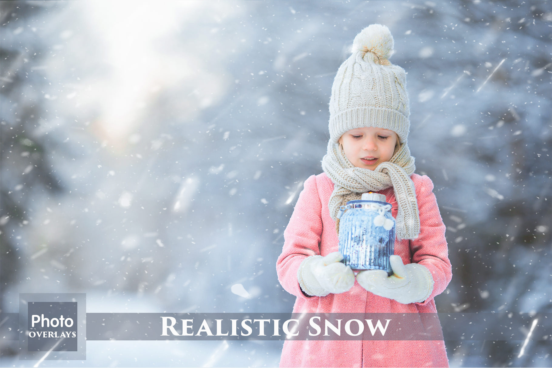 Realistic Snow Photo Overlays, a Layer Style Add-On by HappyNews