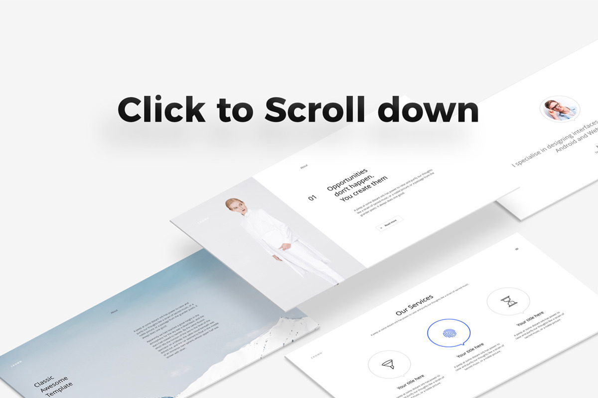 CROWN Powerpoint Template, a Presentation Template by ShapeSlide