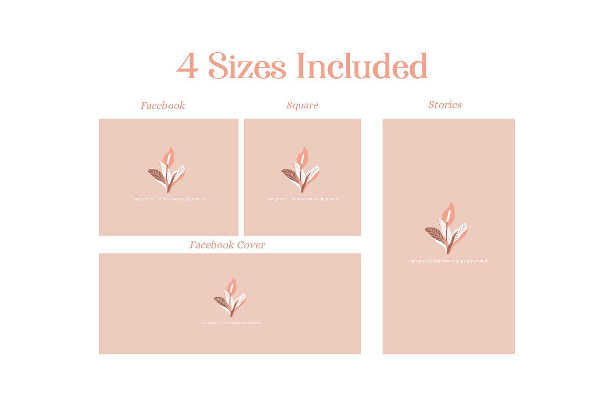 100 Motivational Quotes - CANVA, a Social Media Template by Candor Creative