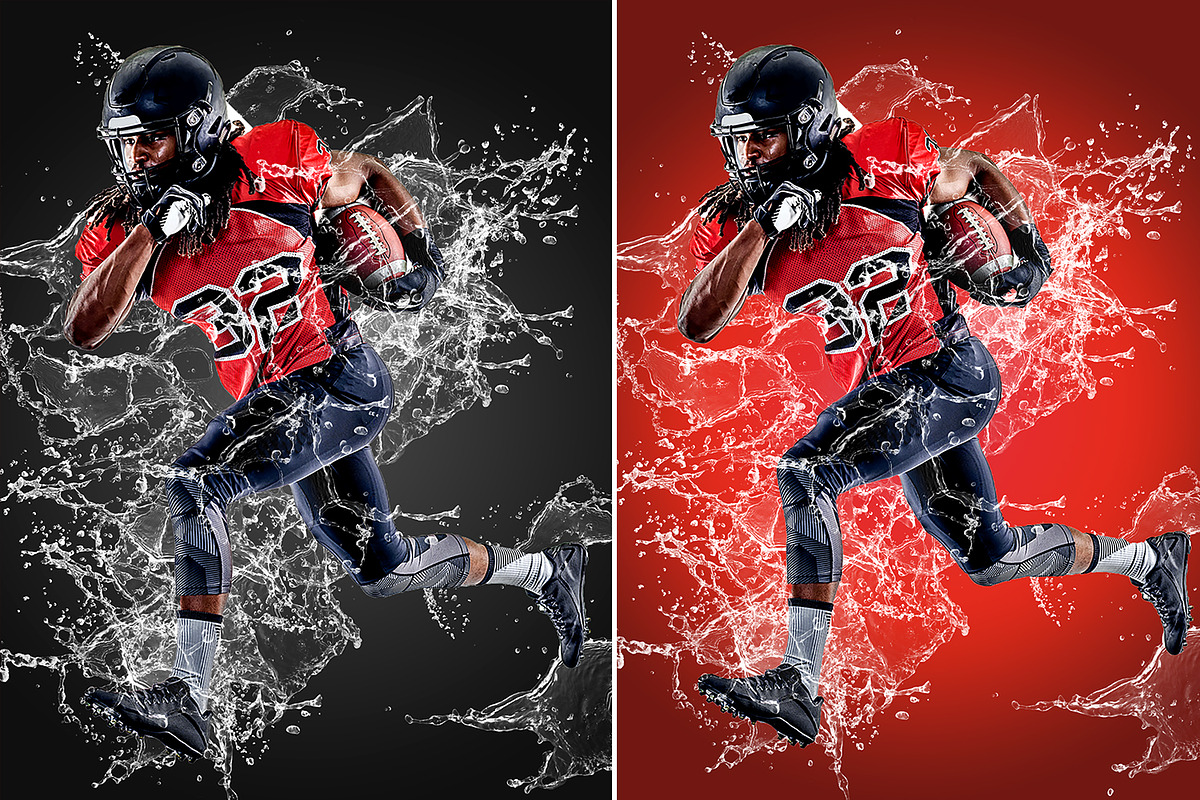 Water Splash Photoshop Action, an Action Add-On by DESIGNAVO