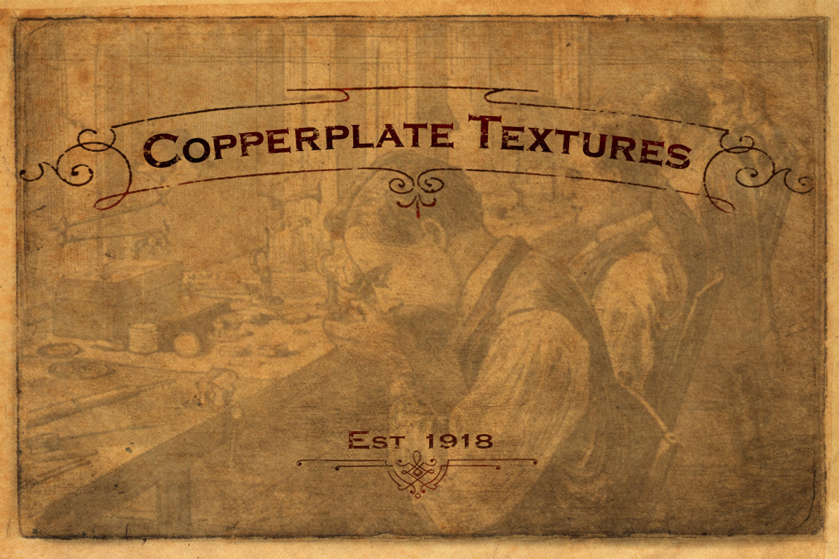 Copperplate Textures, a Texture Graphic by Blue Line Design | Creative ...