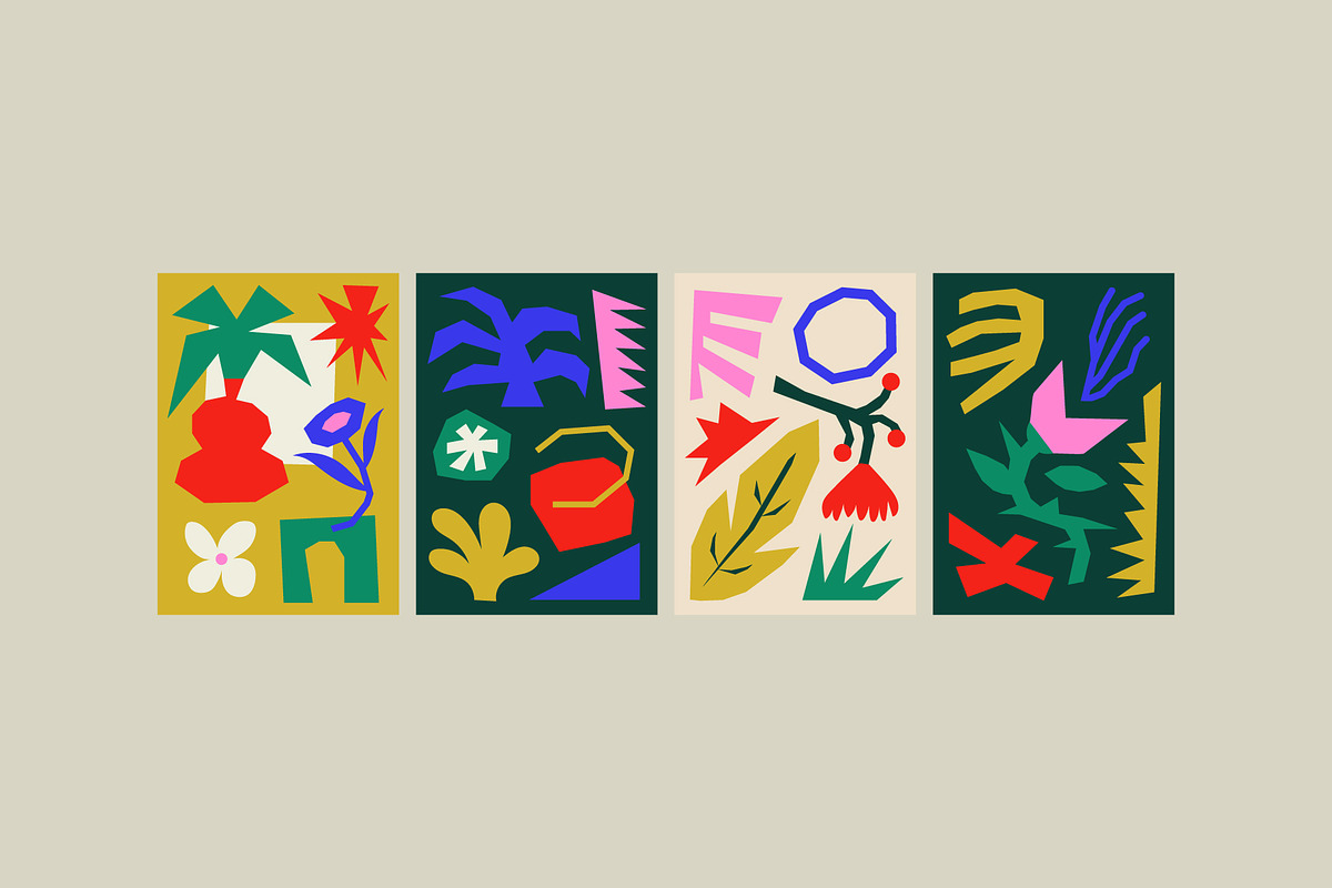 Abstract Botanical Wall arts