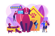 Breed club concept vector, an Animal Illustration by Visual Generation