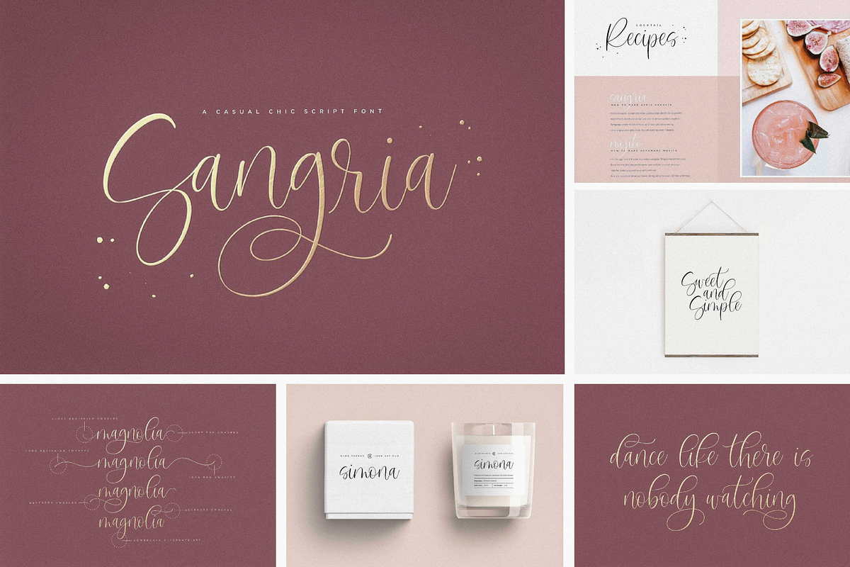 Modern Script FONT BUNDLE, a Script Font by The Styled Script