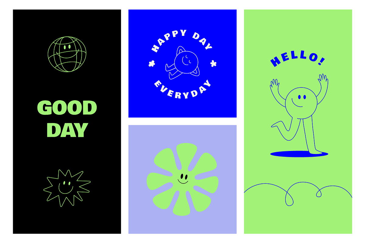 Cartoon characters, logos and icons, an Object Graphic by venimo