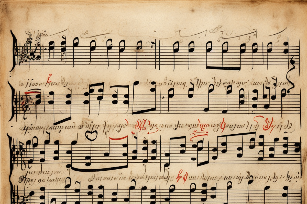 Vintage Musical Notes