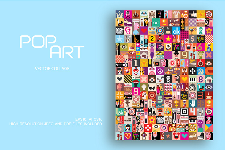 Art Collage vector design, an Object Illustration by danjazzia ...
