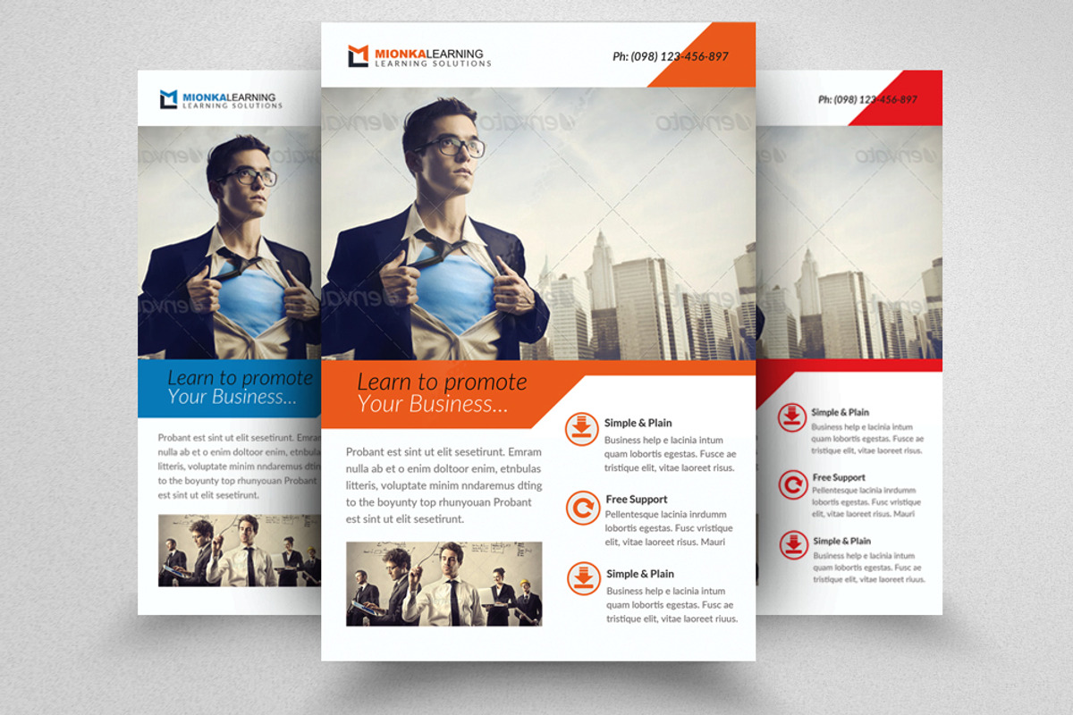 Employment Agency & Jobs Fair Flyer, a Flyer Template by Design Up