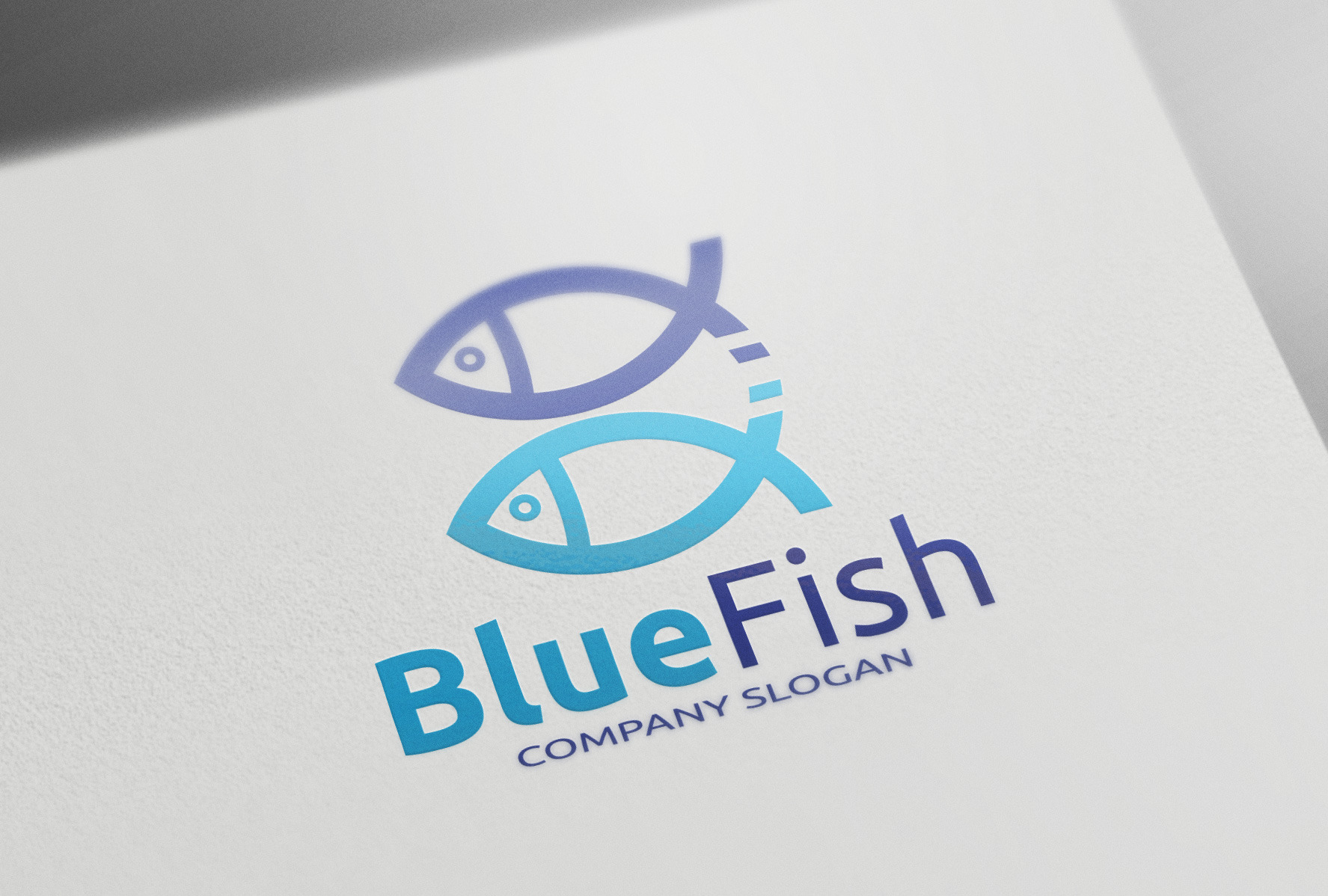 Blue Fish Logo, a Branding & Logo Template by Vectorwins Premium Shop