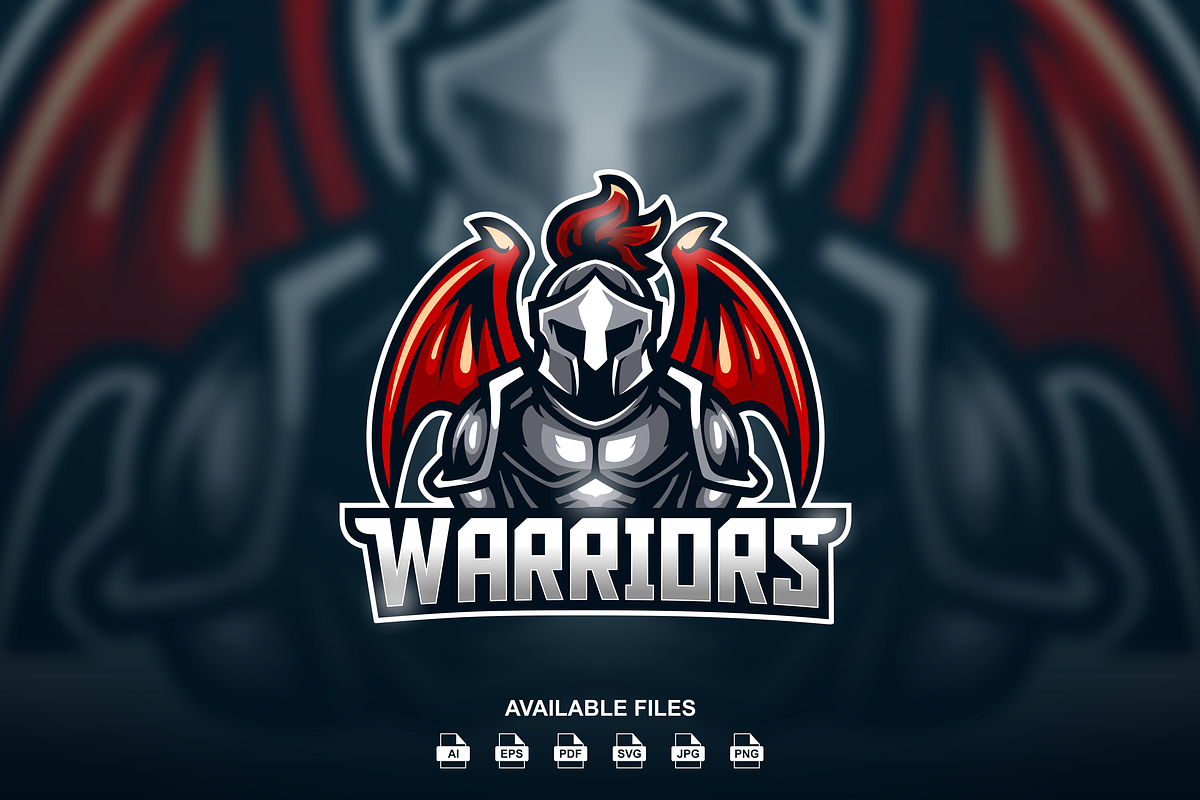 Warrior Logo Template, a Design Template by artchiles_design
