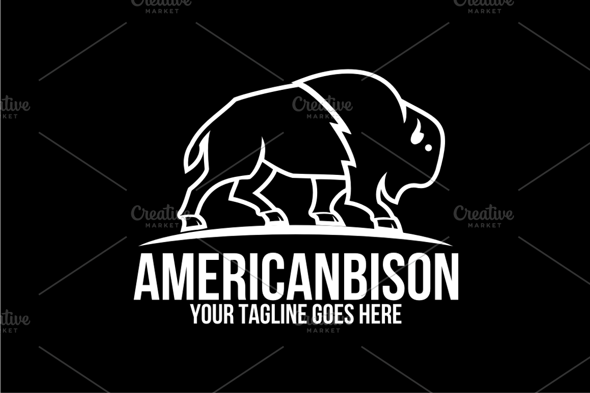 American Bison, a Branding & Logo Template by herulogo