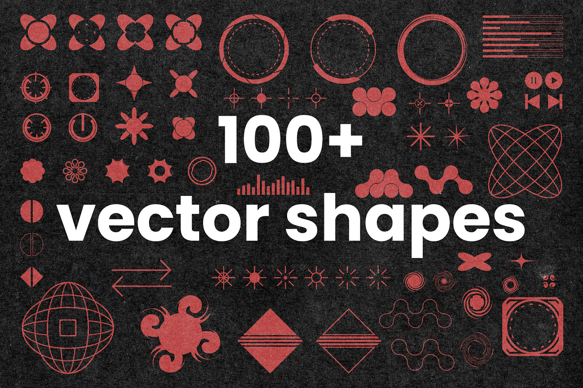 BUNDLE PACK: 400+ VECTOR SHAPES