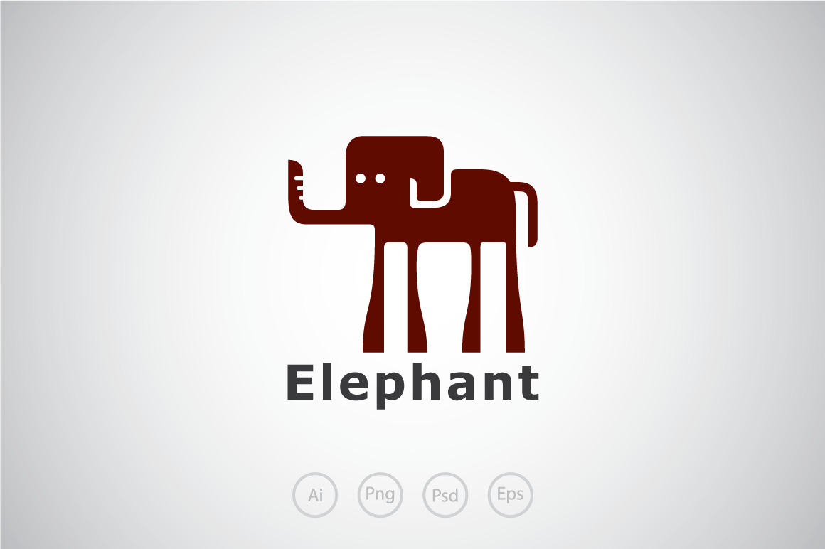 Log Legs Elephant Logo Template, a Branding & Logo Template by Heavtryq ...
