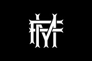 Monogram Letter FM MF, a Branding & Logo Template by Buqancreative