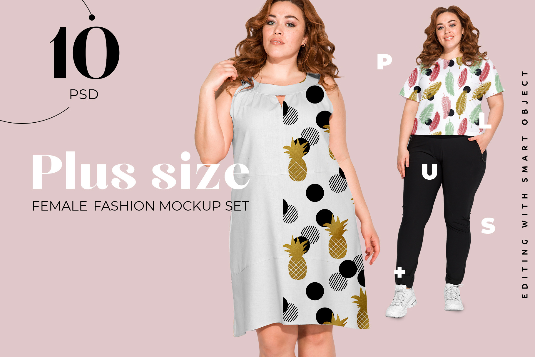 Plus Size Woman Fashion Mockups, a Shirt Mockup by Neutral Mockups