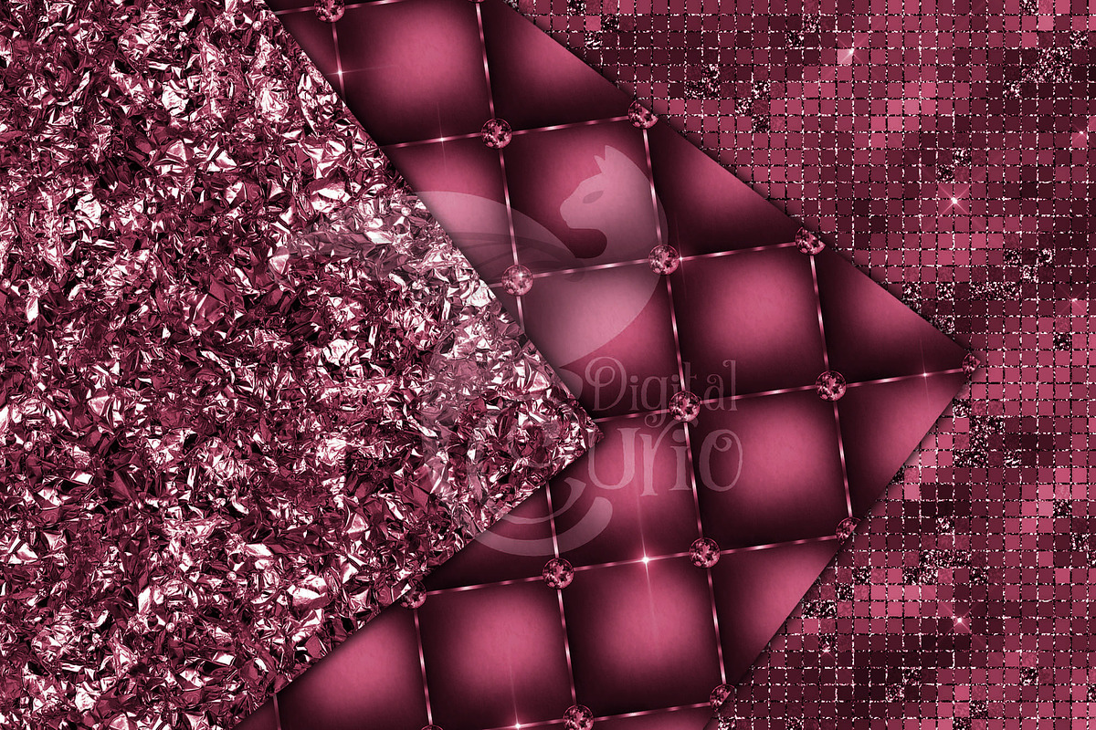 Luxury Burgundy Textures, a Texture Graphic by Digital Curio