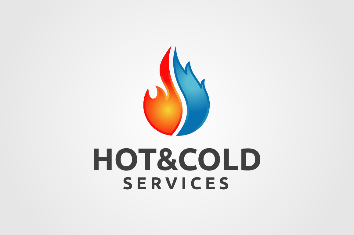 Hot and Cold Services, a Branding & Logo Template by emotions76