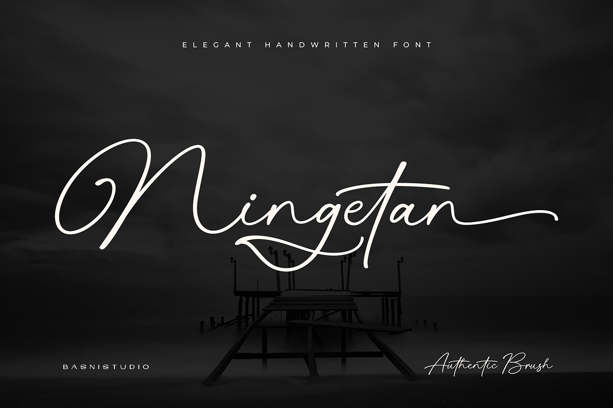 Ningetan Handwritten Font