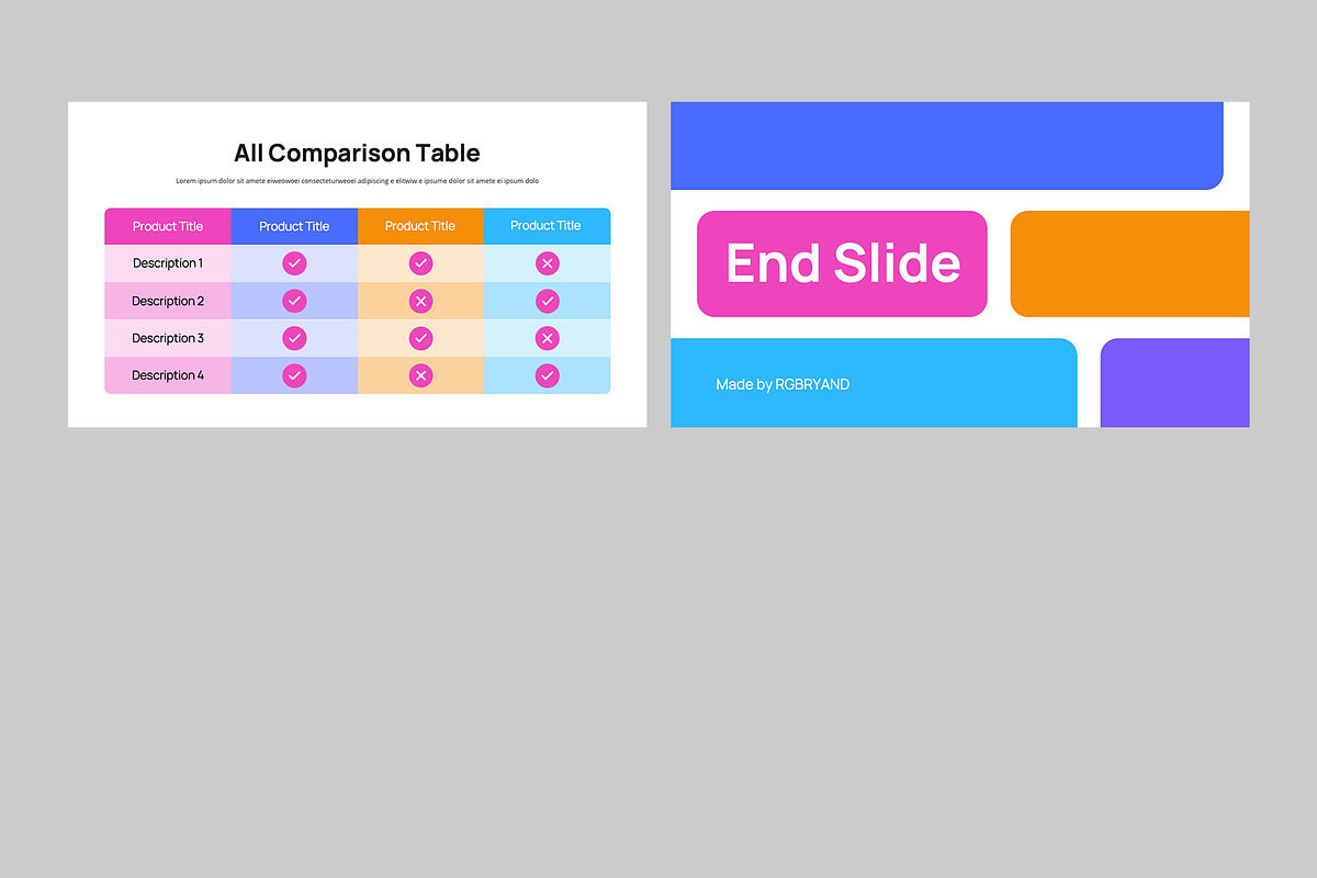 Table Data Infographic Google Slides, a Presentation Template by rgbryand