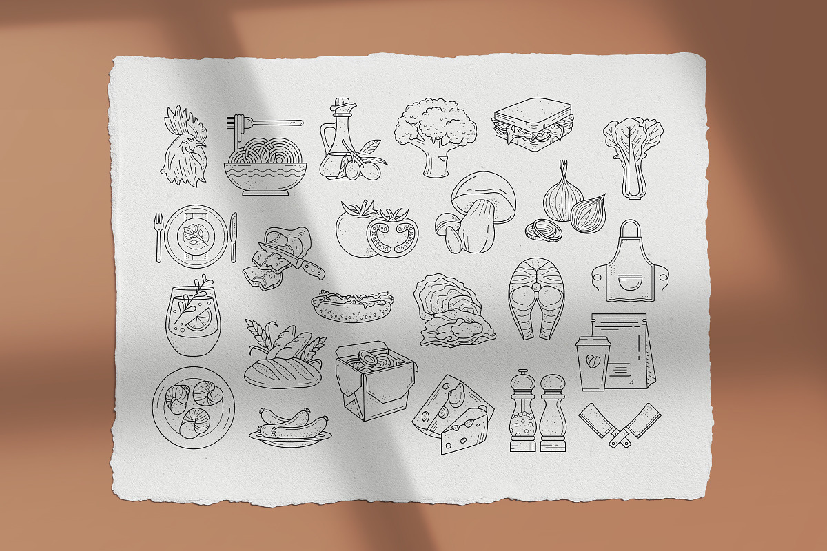 Food Illustration Set