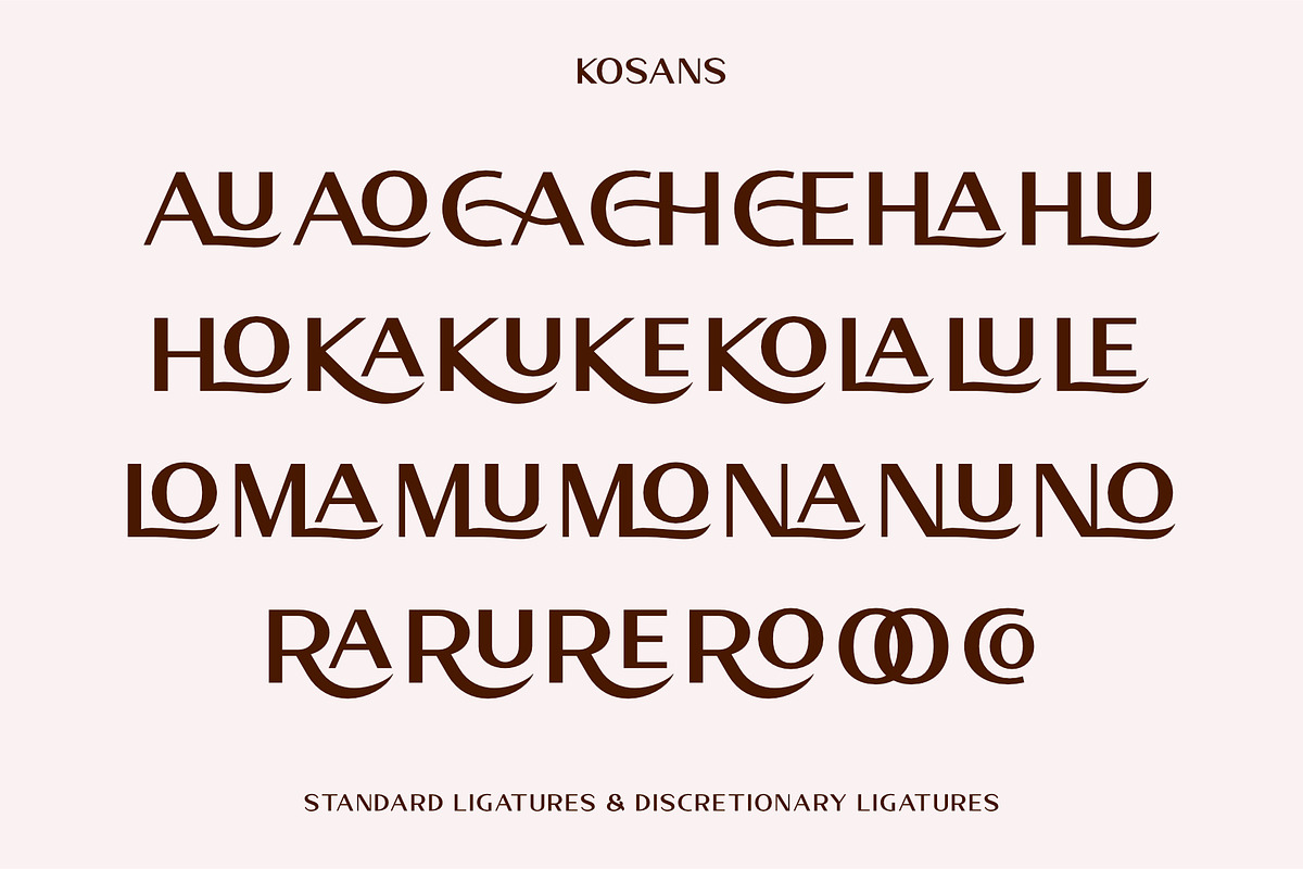 Kosans - Modern Look Typeface, a Sans Serif Font by Prioritype Co