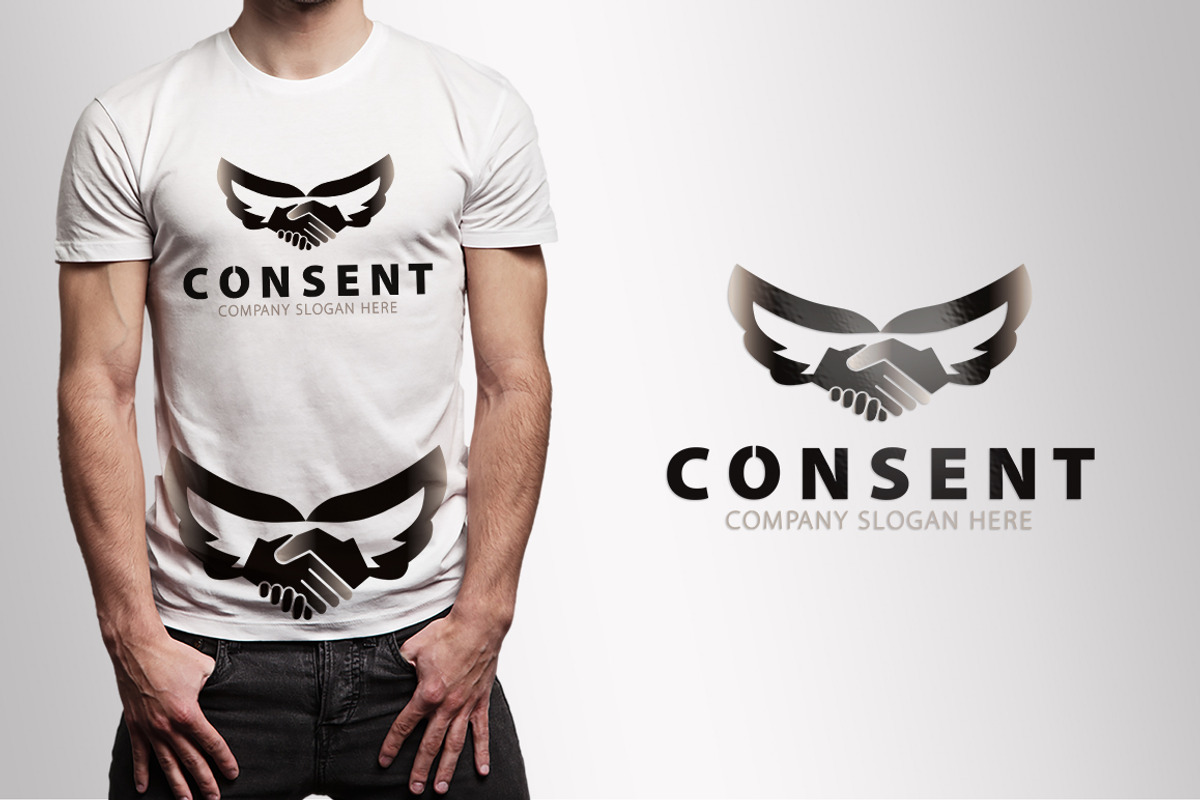 Consent logo, a Branding & Logo Template by Creative Dezing
