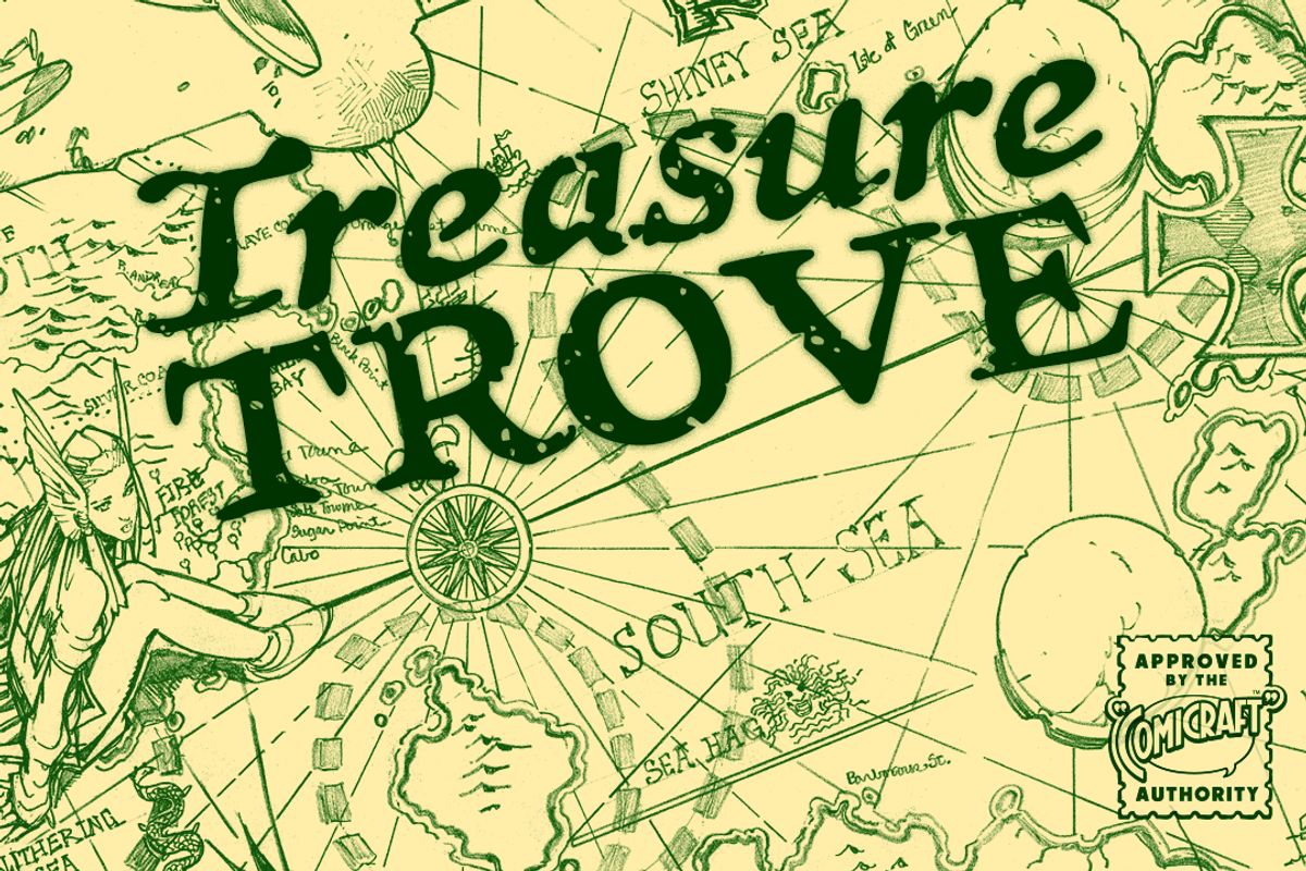 Treasure Trove - ancient map font, a Handwritten Font by Comicraft Fonts