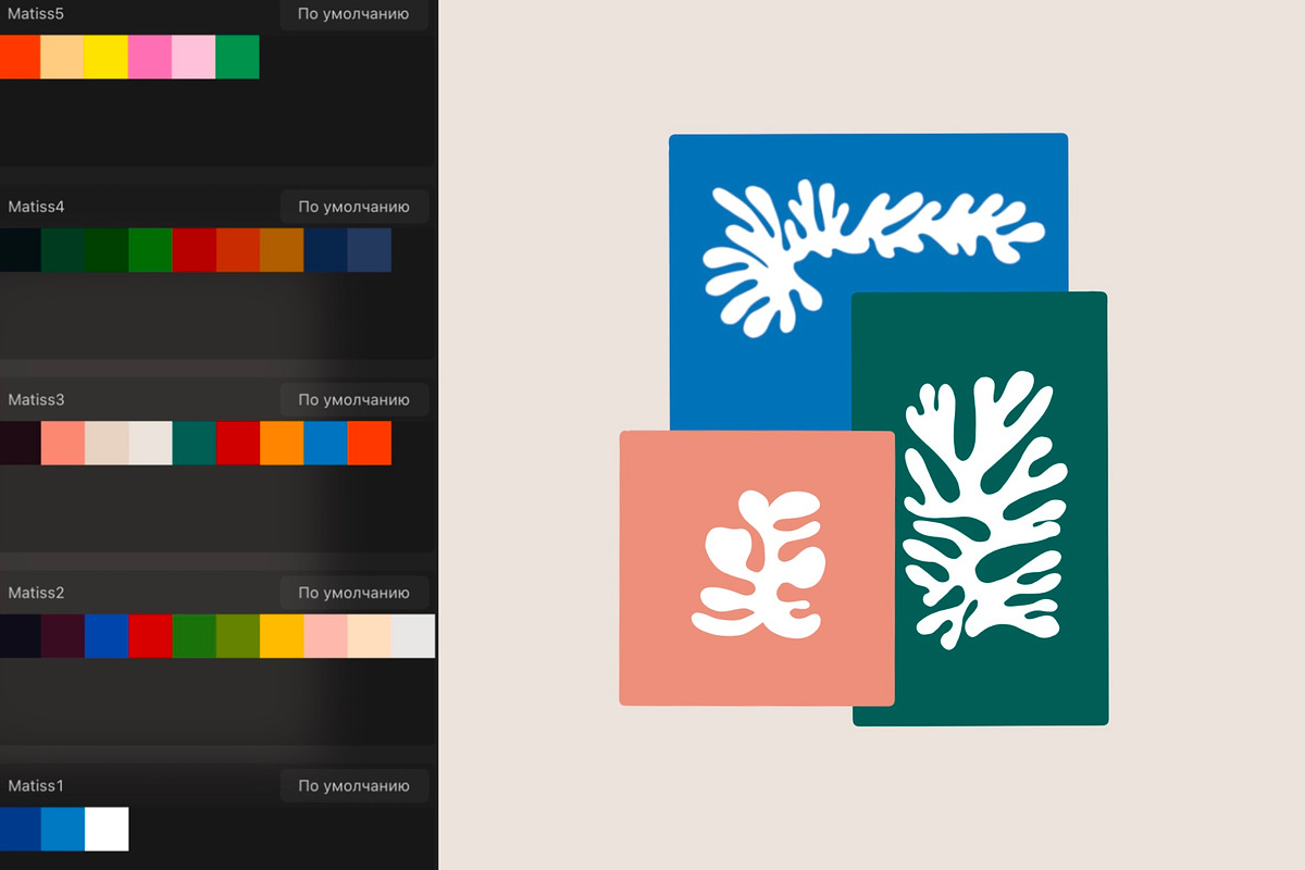 Matisse procreate stamp brushes, a Brush Add-On by Veronika Gotovceva