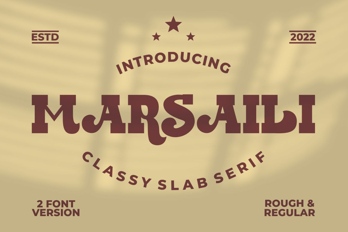 Marsaili - Retro Slab Serif Font, a Slab Serif Font by PutraCetol Studio