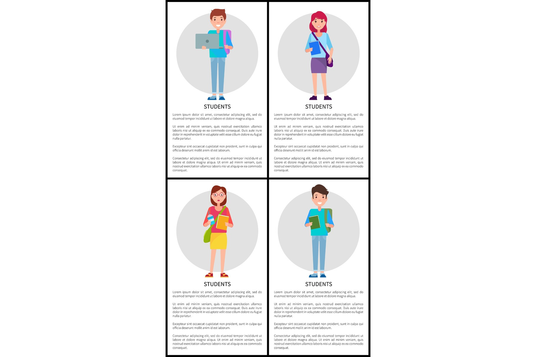 Students First Freshman Former, an Education Illustration by robuart