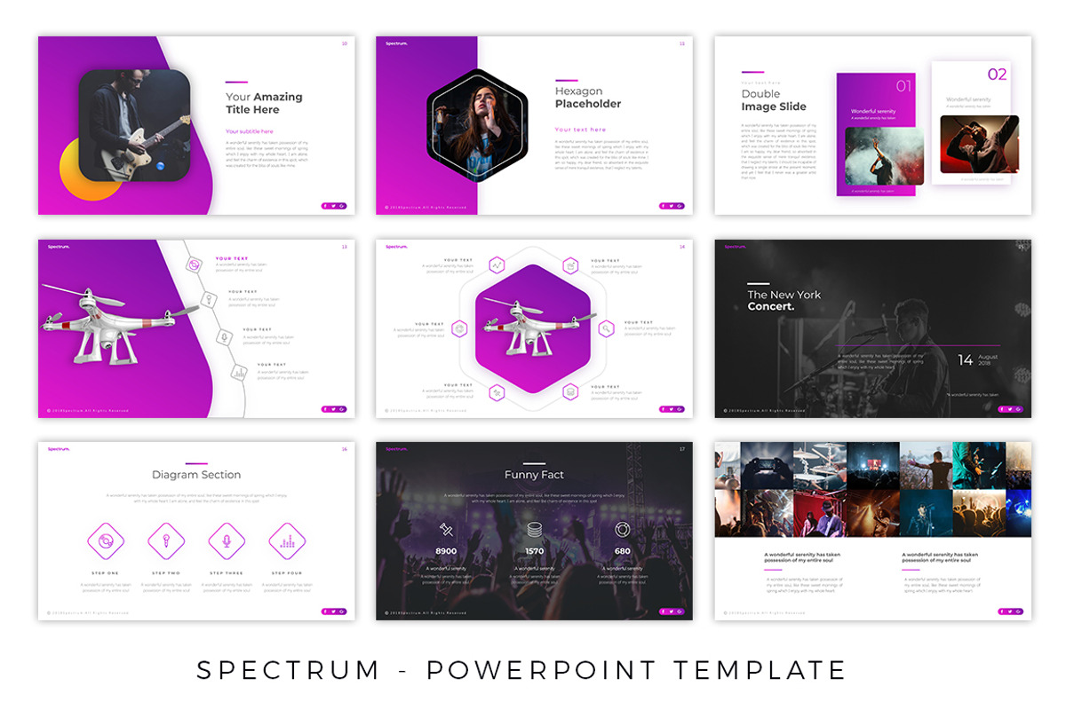 Spectrum - Elegant Powerpoint, a Presentation Template by Brandearth ...