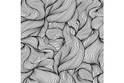 Seamless wave hair line pattern., a Pattern Graphic by incomible