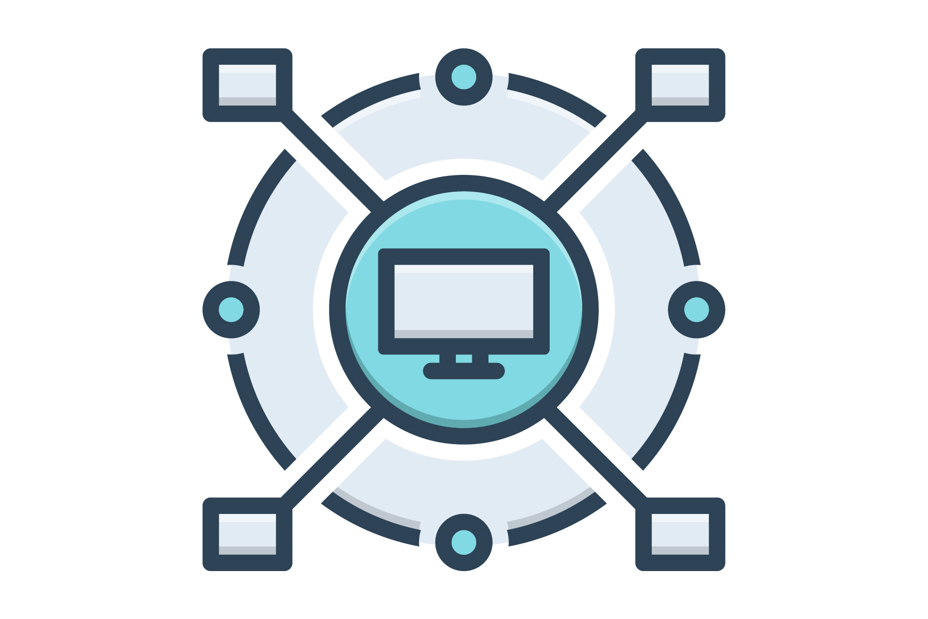 Computerized cyber icon, an Icon by Creative priyanka