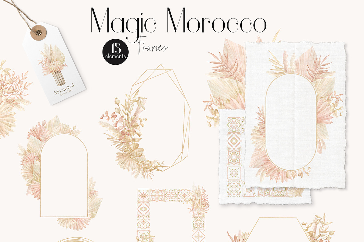 Magic Morocco. Arch, monkey, jungle, an Animal Illustration by Kreker Kate