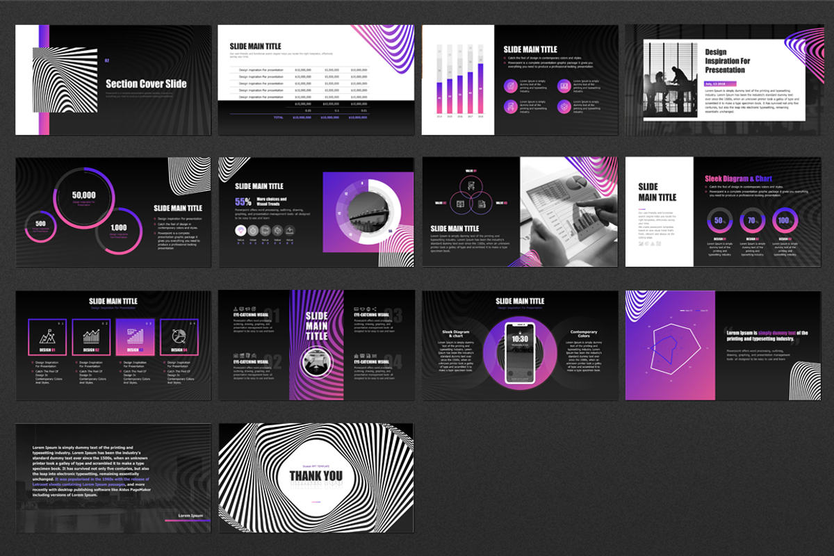 Illusion PPT, a Presentation Template by Good Pello | Creative Market