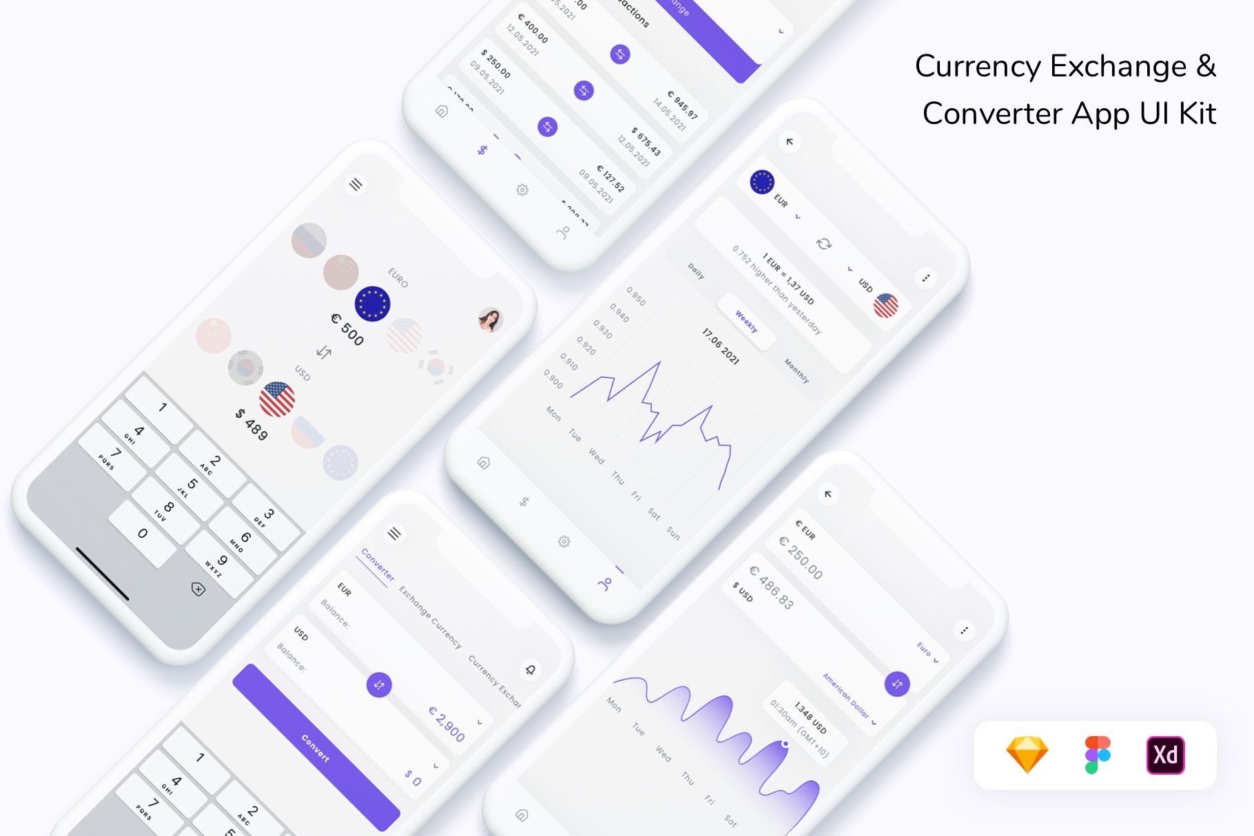 Currency Exchange & Converter App UI, an App Template by Betush