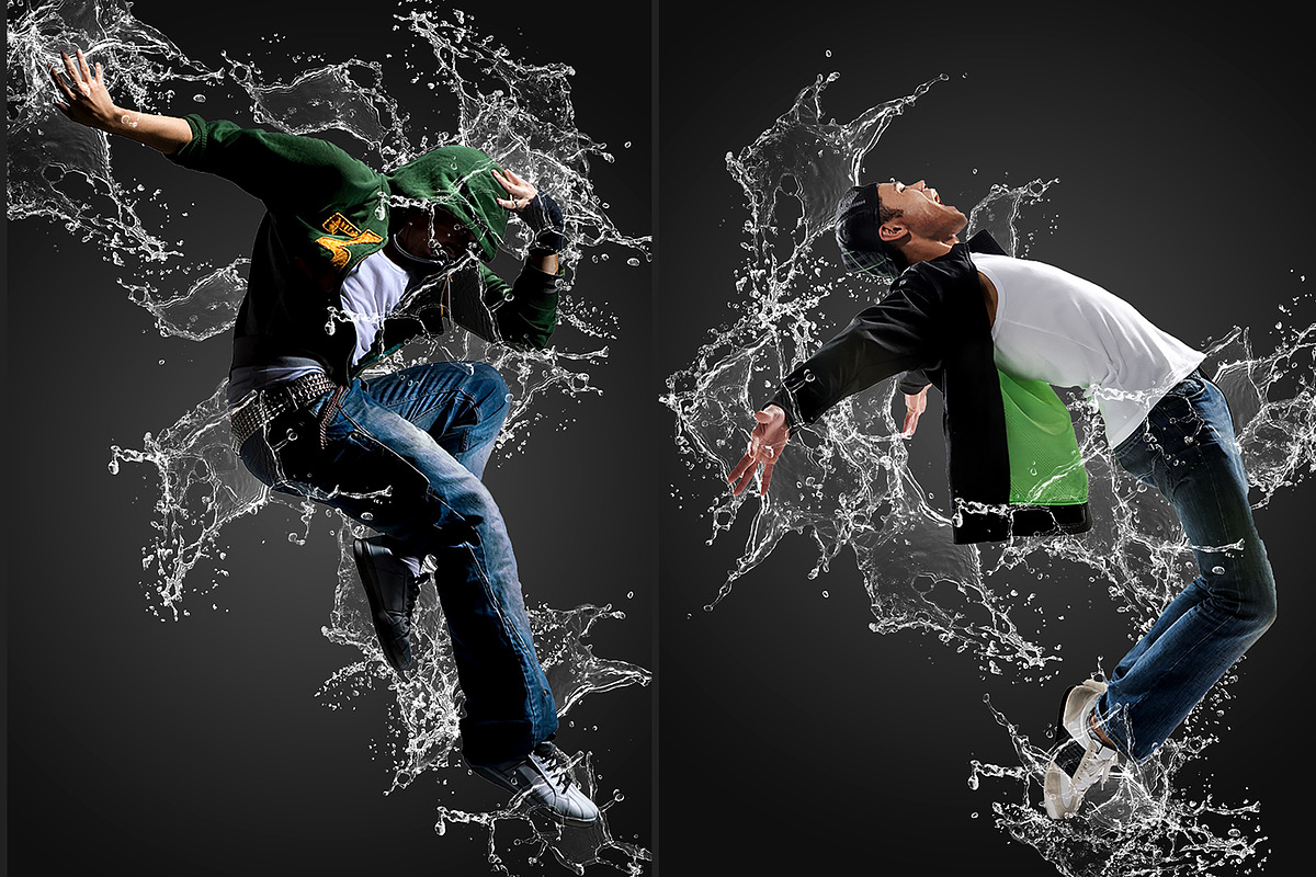 Water Splash Photoshop Action, an Action Add-On by DESIGNAVO