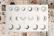 Gold Magic Moon Collection, an Object Graphic by mood2moon