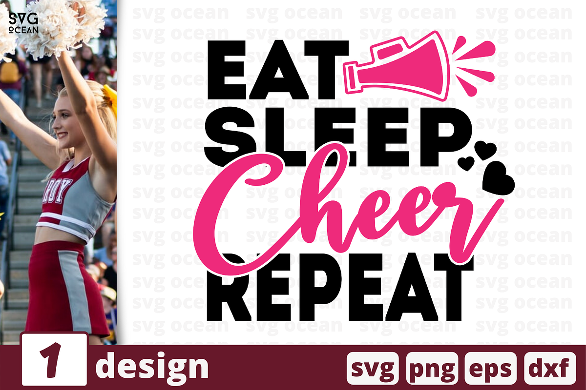 Cheer SVG Bundle, an Illustration by svgocean
