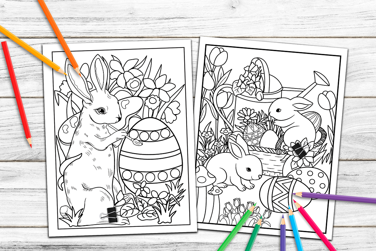 Easter Coloring Page