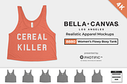 Bella Canvas 8880 Mockups Flowy Tank, an Apparel Mockup by Photific