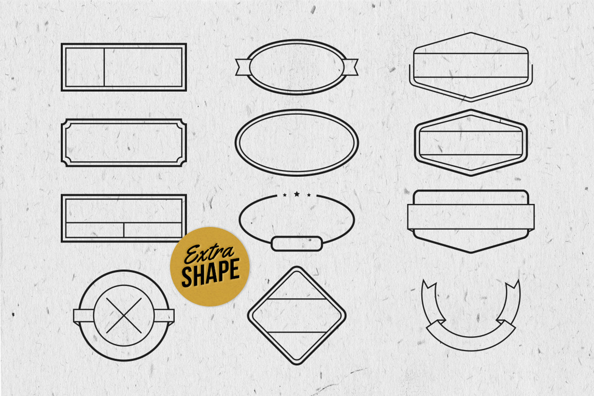 70+ Vintage Badges Logo Pack, a Branding & Logo Template by Dordar.Lab