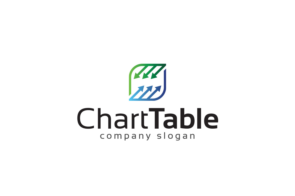 Chart Table Logo, a Branding & Logo Template by EmilGuseinov